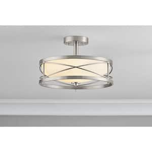 Nickel - Semi-Flush Mount Lighting - Flush Mount Ceiling Lights ...