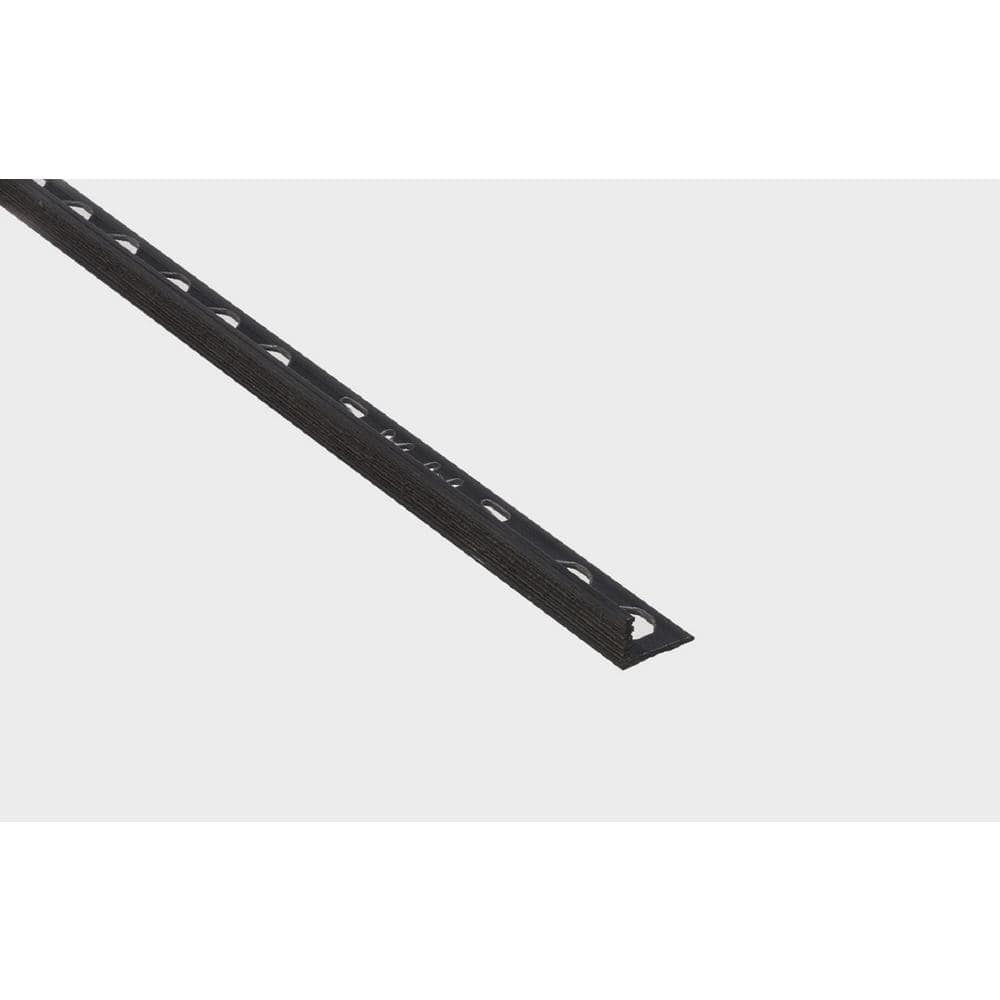 EMAC Novosuelo Black 3/8 in. x 98-1/2 in. ASTRA Tile Edging Trim ...