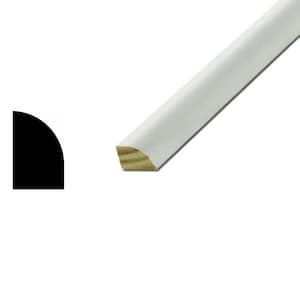 American Wood Moulding WM126 1/2 in. x 3/4 in. Primed Finger-Joint Pine ...