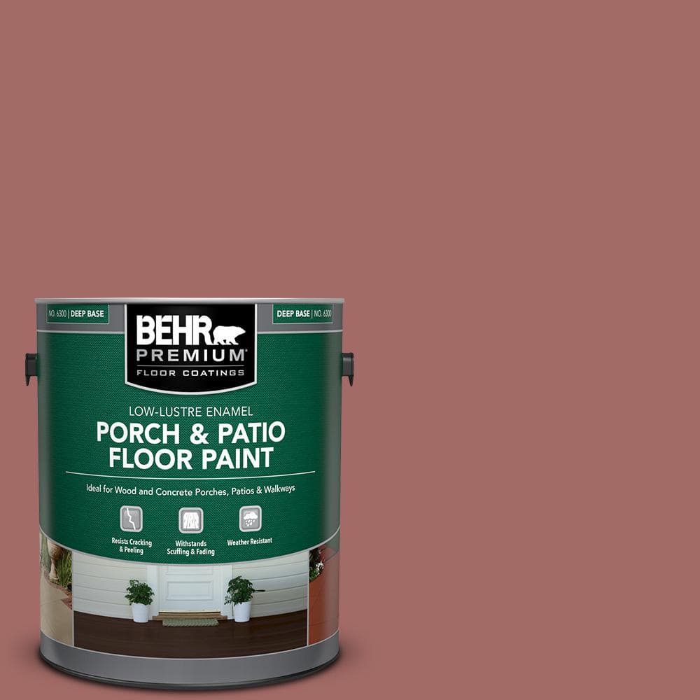 BEHR PREMIUM 1 gal. #S150-5 Vermilion Low-Lustre Enamel Interior ...