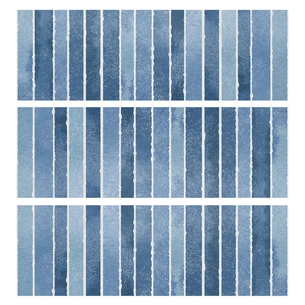Giorbello Colorido Ceramic Subway 4"x 12"x 8mm Wall Tile Case - Aqua ...