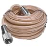 CB Antenna Mini-8 Coax Cable with PL-259 Connectors in Clear, 18 ft. TS ...