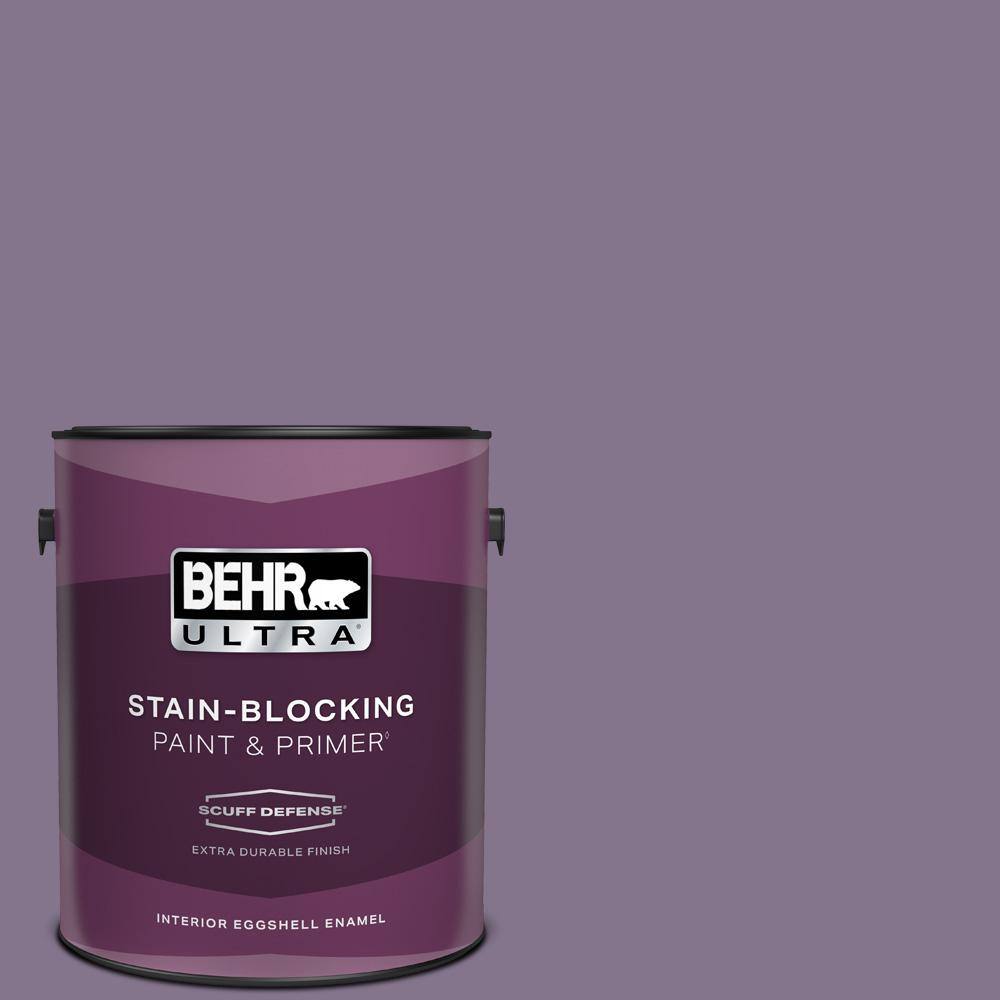 BEHR ULTRA 1 gal. #S100-5 Purple Potion Extra Durable Eggshell Enamel ...