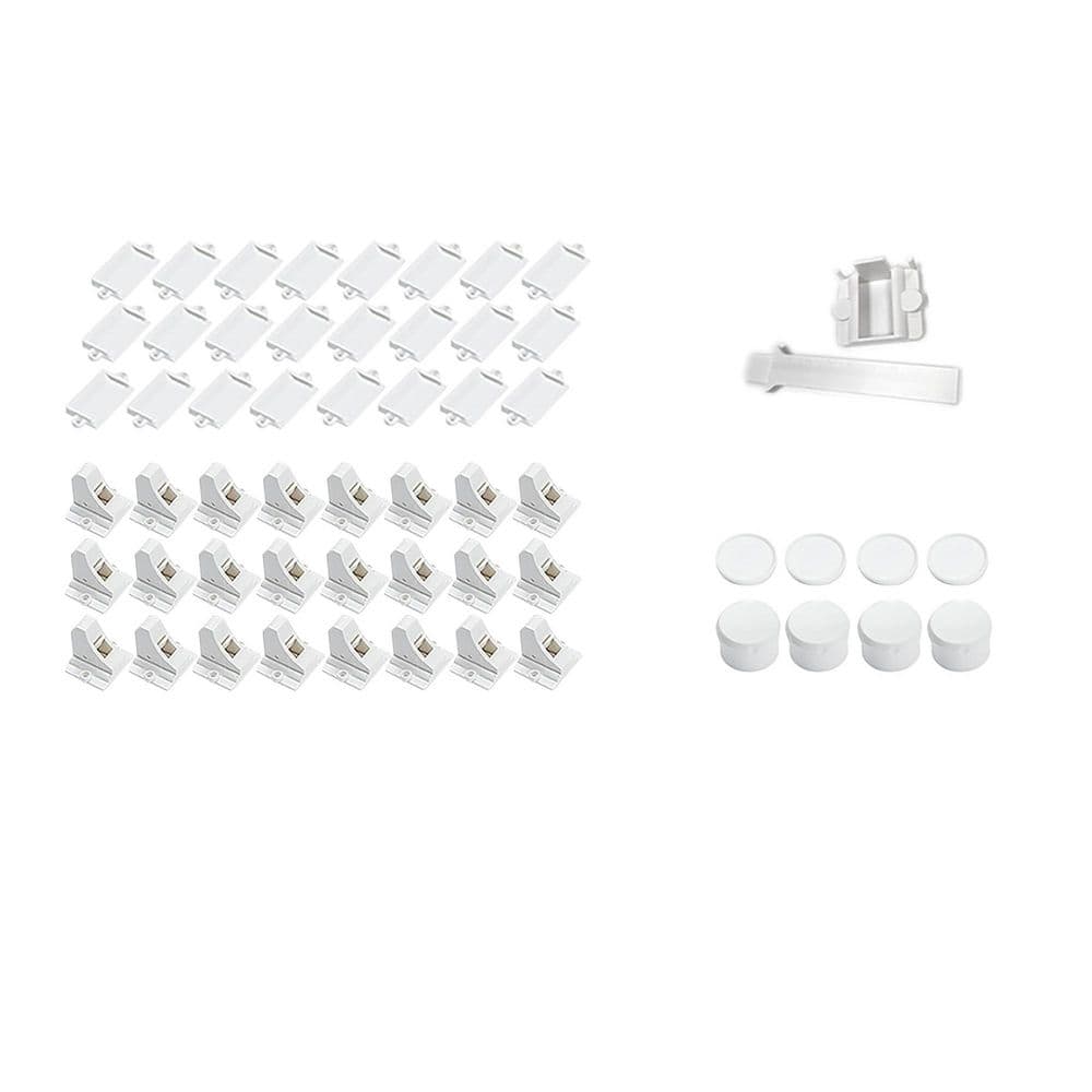 Numhew Adhesive Magnetic Locks for Cabinets and Drawers (24-Pack and 4 ...