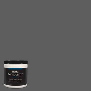 BEHR ULTRA 1 gal. #N520-6 Asphalt Gray Extra Durable Eggshell Enamel ...