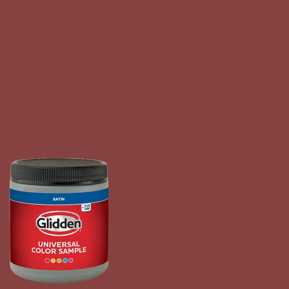 Glidden 8 oz. PPG1056-7 Brick Dust Satin Interior Paint Sample PPG1056 ...