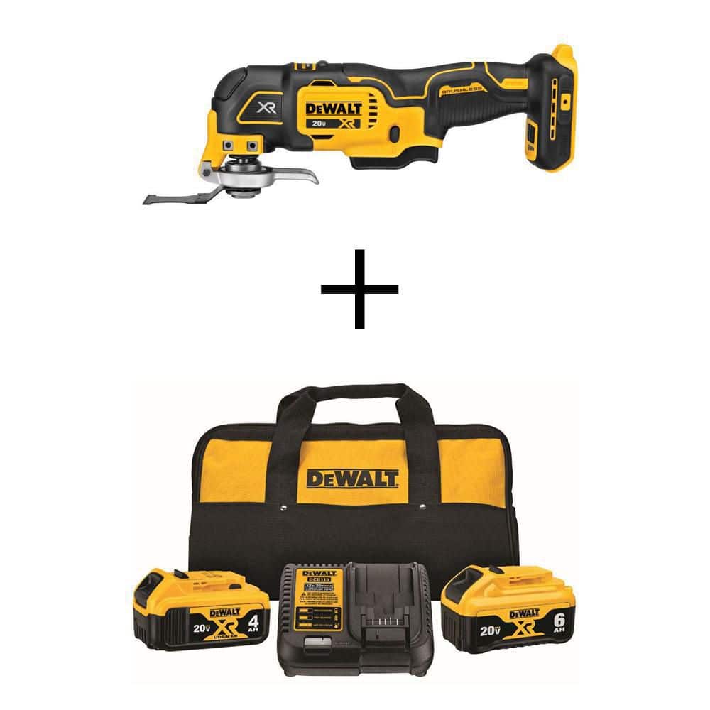 DEWALT 20V MAX XR Cordless Brushless 3-Speed Oscillating Multi-Tool ...