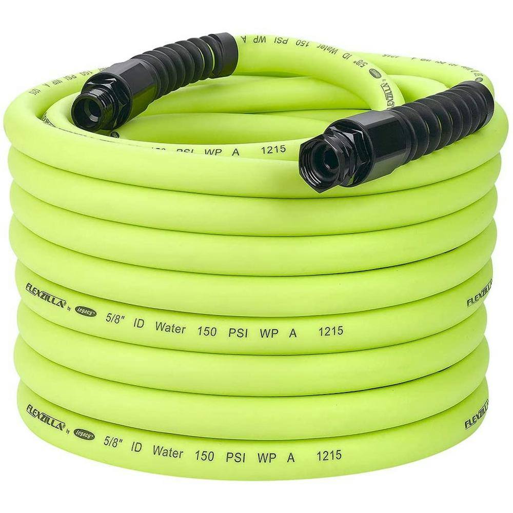 Flexzilla Pro 5 8 In X 100 Ft 3 4 In 11 1 2 GHT Fittings Water