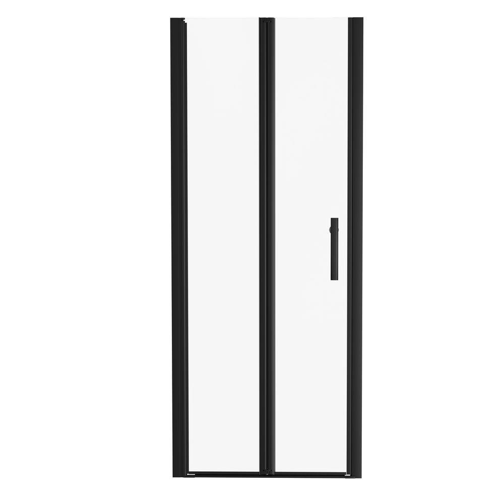 NTQ 32 to 33.25 in. W x 72 in. H Bifold Hinged Shower Panel Swing ...