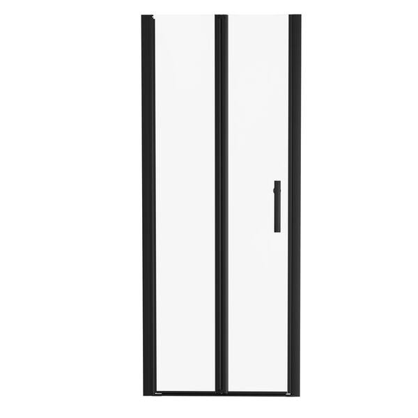 NTQ 32 to 33.25 in. W x 72 in. H Bifold Hinged Shower Panel Swing ...