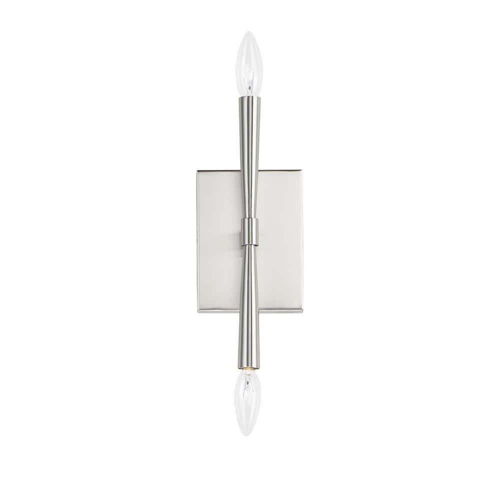 Maxim Lighting Rome 4.75 in. 2-Light Steel Wall Sconce 24621 - The Home ...
