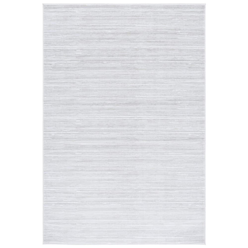 SAFAVIEH Vision 5 ft. x 8 ft. Ivory Gray Solid Color Area Rug VSN606K-5 ...