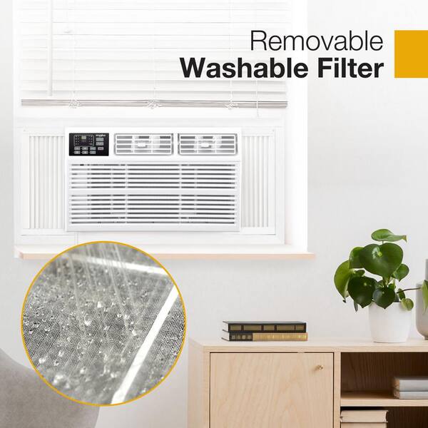Whirlpool 12,000 BTU 230V Window Air Conditioner Cools 550-sq. ft. with ...