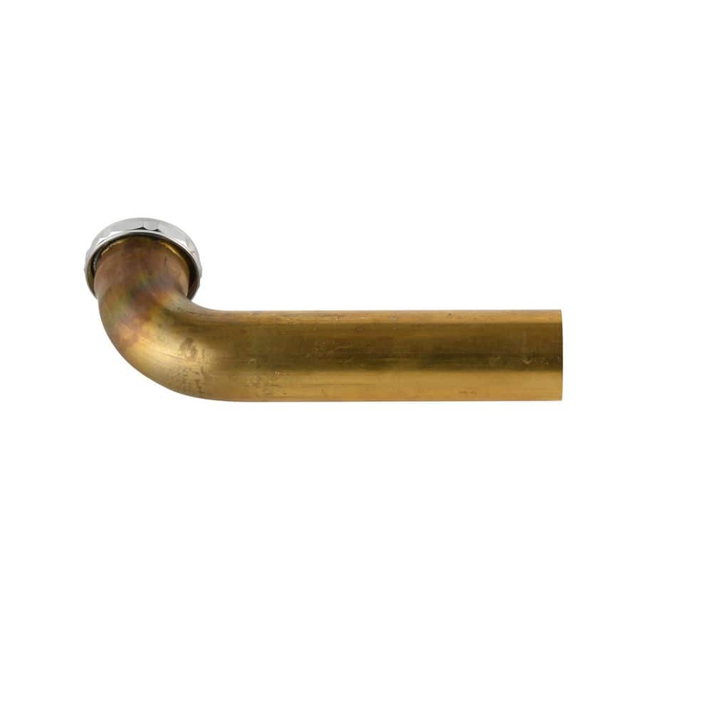 Everbilt 1-1/2 in. x 7 in. 17-Gauge Unfinished Brass Slip-Joint Sink ...