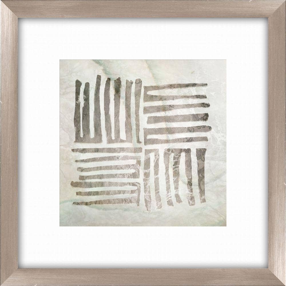 PTM Images 20-1/2 in. x 20-1/2 in. "Tribal Etched Lines A" Framed Wall ...
