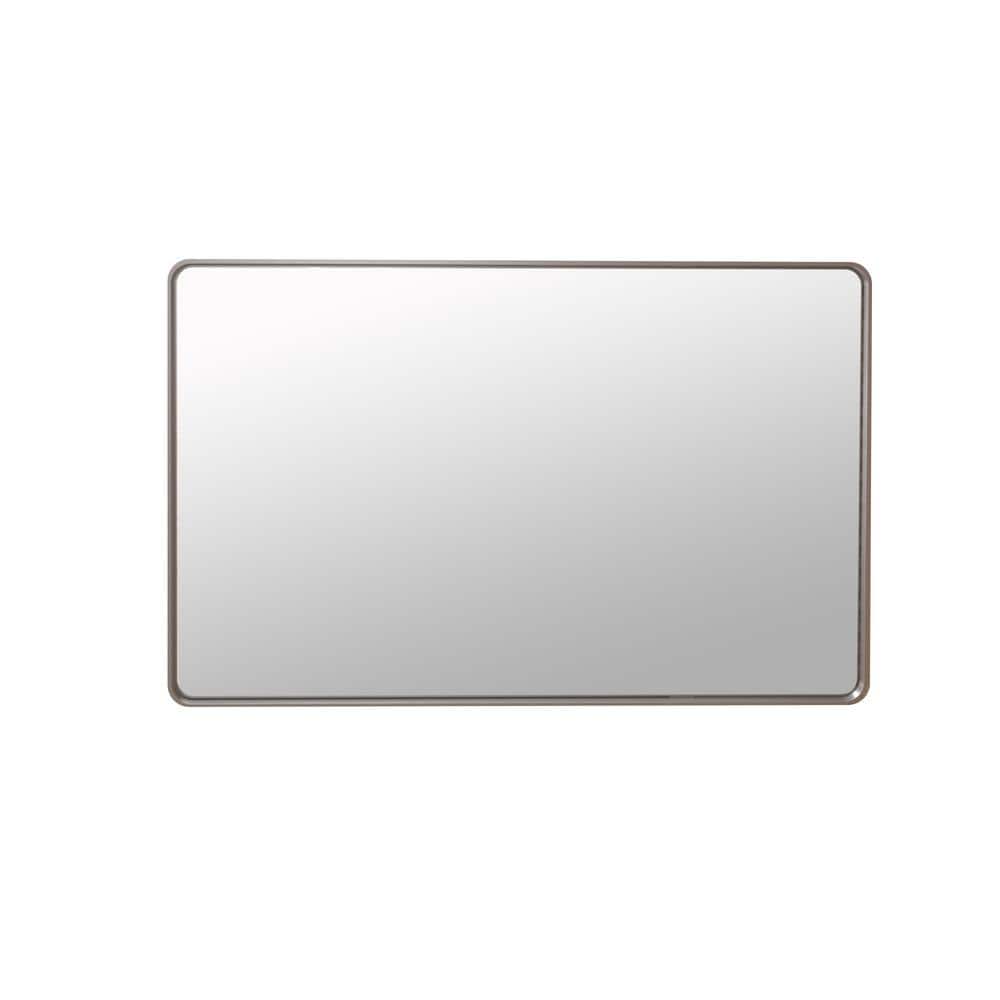 TETOTE 42 in. W x 26 in. H Rectangular Aluminum Framed Wall Mount ...