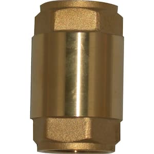 PlumbPro 3/4 in. Brass Spring Check Valve 08705 - The Home Depot