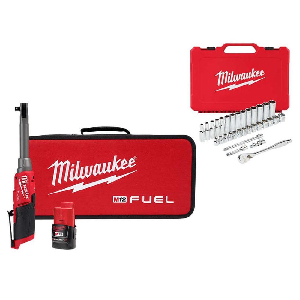 Reviews for Milwaukee M12 FUEL 12V Lithium-Ion 3/8 in. Extended Reach ...