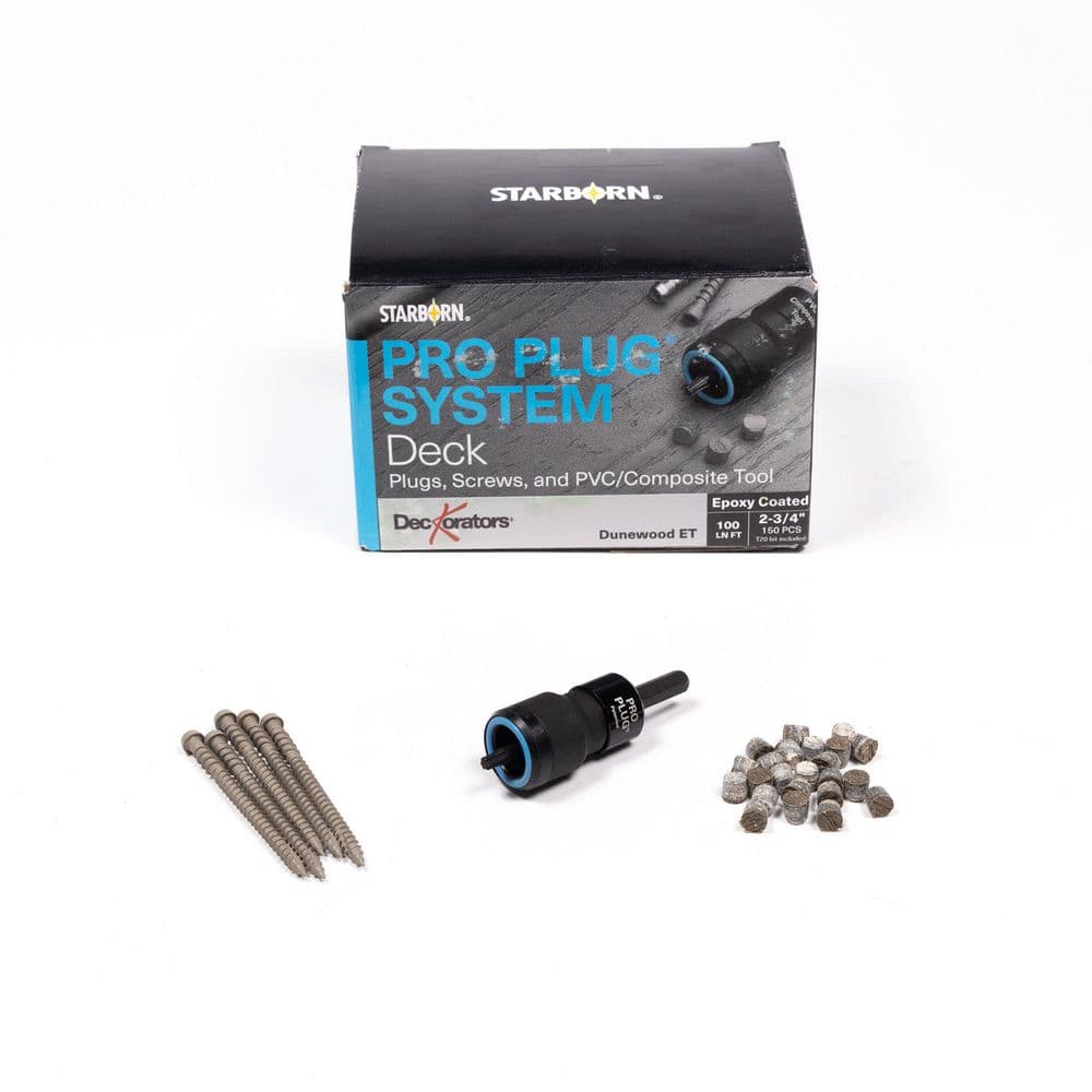 Deckorators Vista #10 x 2-3/4 in. Star Trim Head Pro Plug System ...