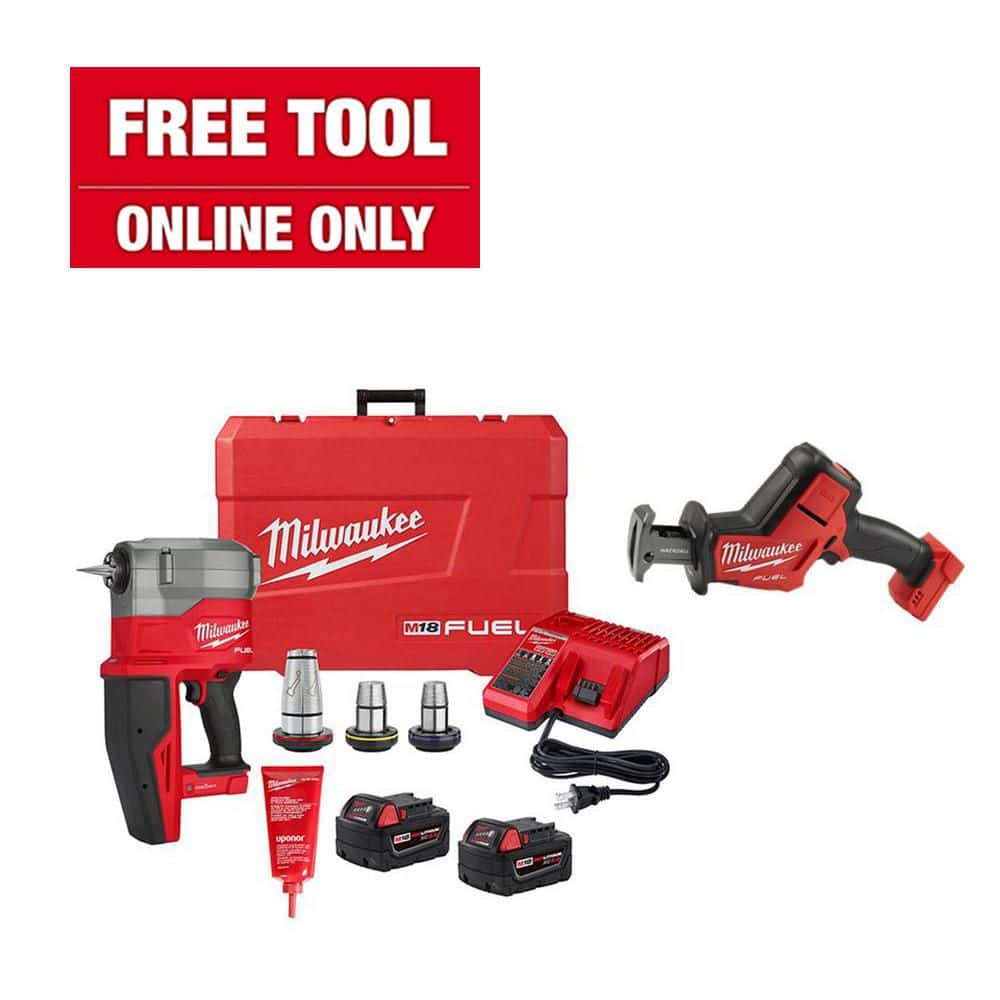 Milwaukee M18 Fuel 18-Volt Lithium-Ion Brushless Cordless 1/2 in. - 2 ...