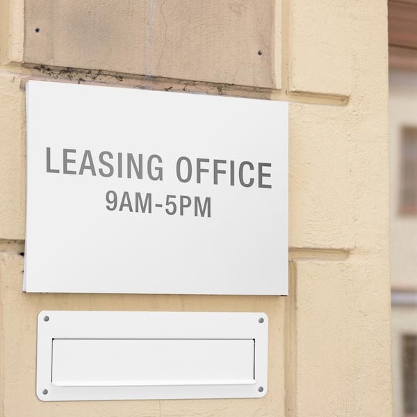 BARSKA Through-The-Wall Mailbox Drop Box with Adjustable Chute CB13954 ...