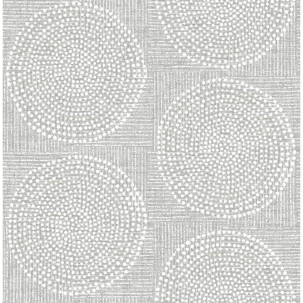 Reviews for A-Street Prints Salma Grey Medallion Textured Non-pasted ...
