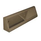 TruAire 15 in. Steel Brown Baseboard Diffuser Supply 115SB