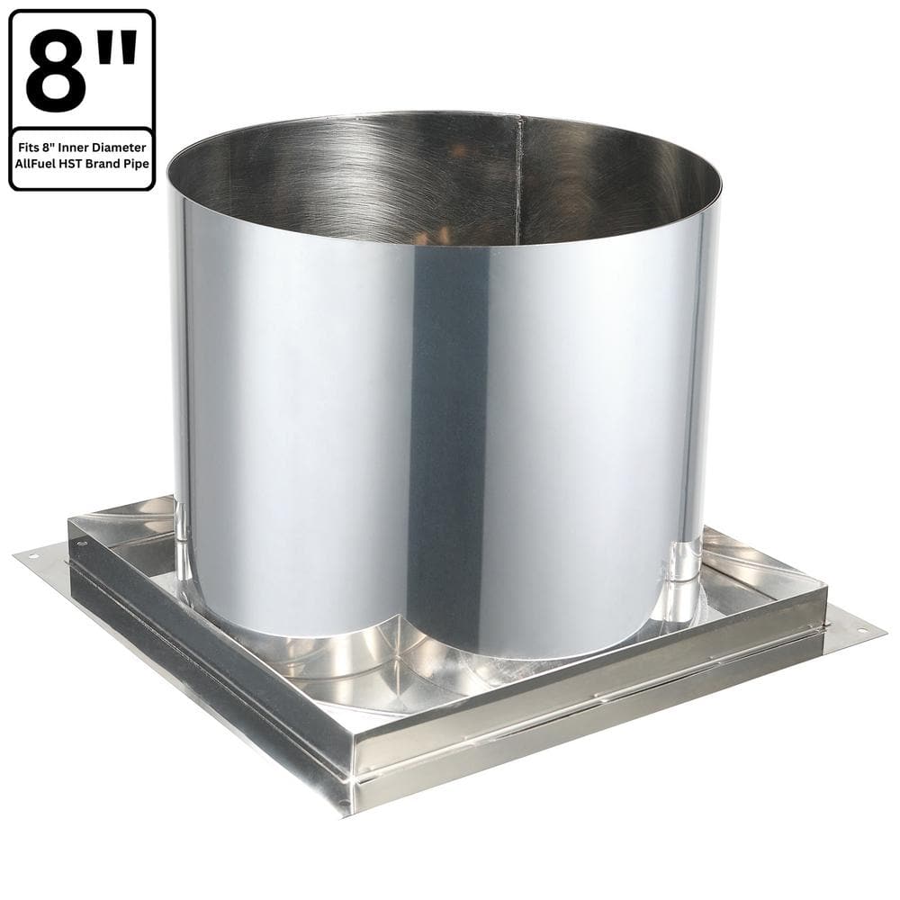 ALLFUEL HST 8 in. x 12 in. Firestop Radiation Shield for Double Wall ...
