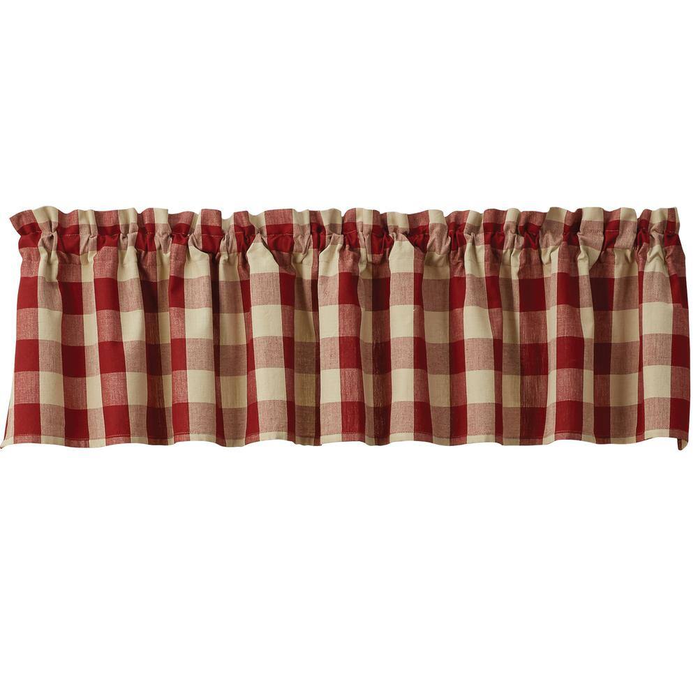 Park Designs Wicklow Garnet Valance 113-47G - The Home Depot