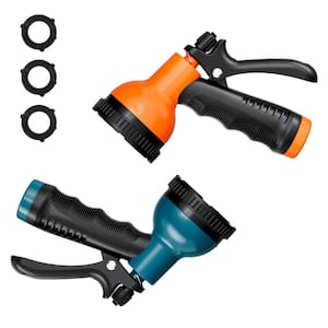 Aokia 10 Watering Patterns Spray Nozzles Heavy-Duty Adjustable Pressure ...