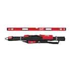 Milwaukee 48 in. REDSTICK Magnetic Box Level with 48 in. Soft Side ...