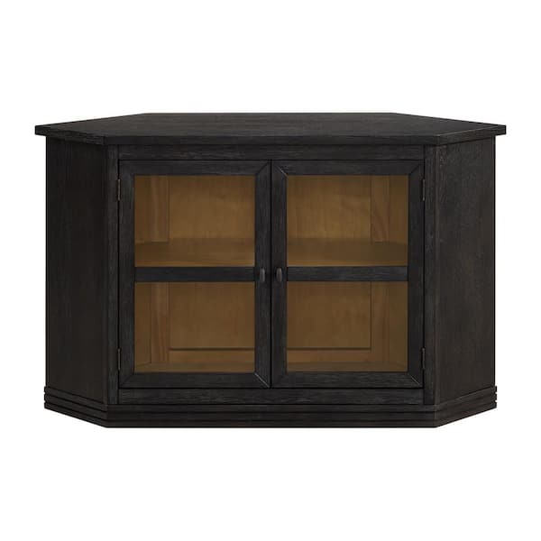 Martin Svensson Home Timber Ridge Black Smoked Oak Glass and Wood ...
