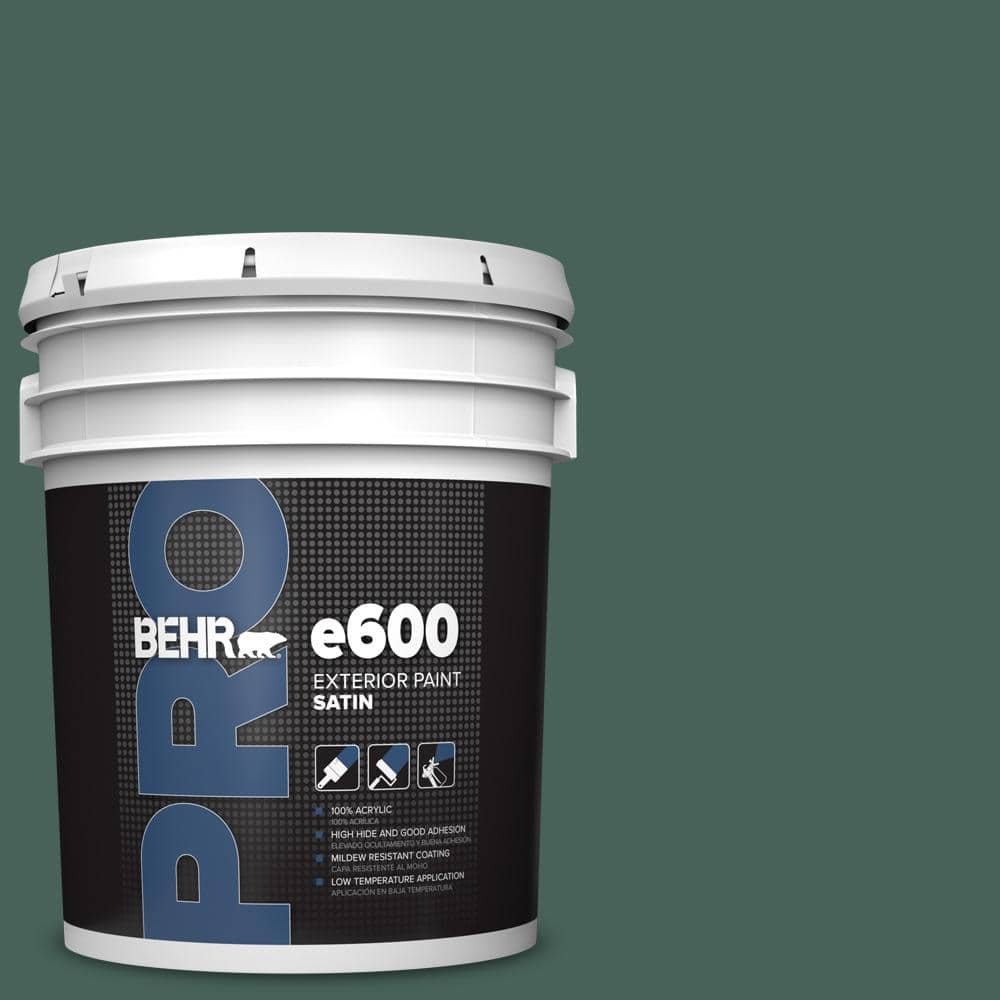 BEHR PRO 5 gal. #T18-20 Equilibrium Satin Exterior Paint PR64305 - The ...