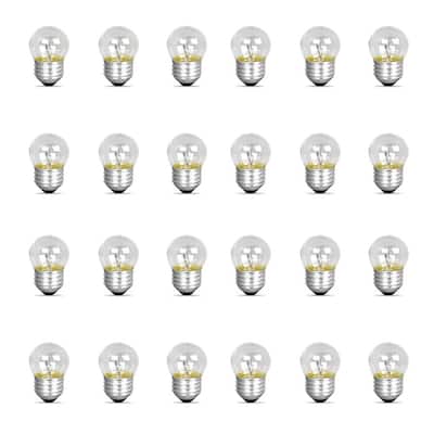 Feit Electric 7-Watt Equivalant C7 2700K Clear Incandescent E12 Night ...