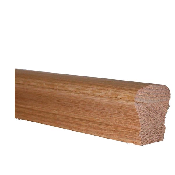 EVERMARK 6010 1 ft. Red Oak Solid Handrail RO6010SHD - The Home Depot