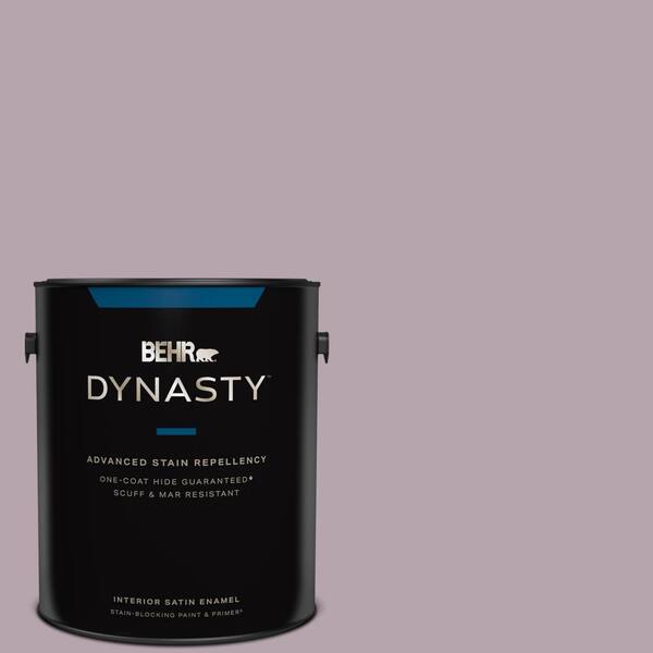 BEHR DYNASTY 1 gal. #690F-4 Midsummer Dream Satin Enamel Interior Stain ...