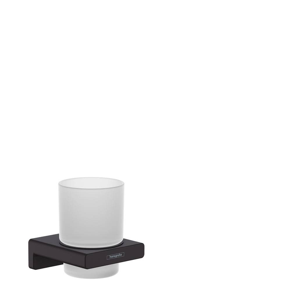 Hansgrohe AddStoris Toothbrush Tumbler in Matte Black 41749670 - The ...