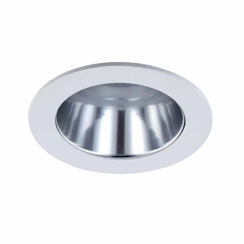 Commercial Electric 4 in. Chrome Recessed Reflector Trim HBR202CLR ...