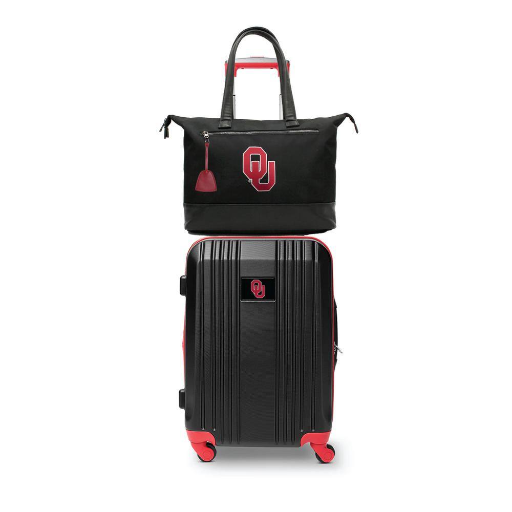 Mojo Oklahoma Sooners Premium Laptop Tote Bag and Luggage Set CLOUL115 ...