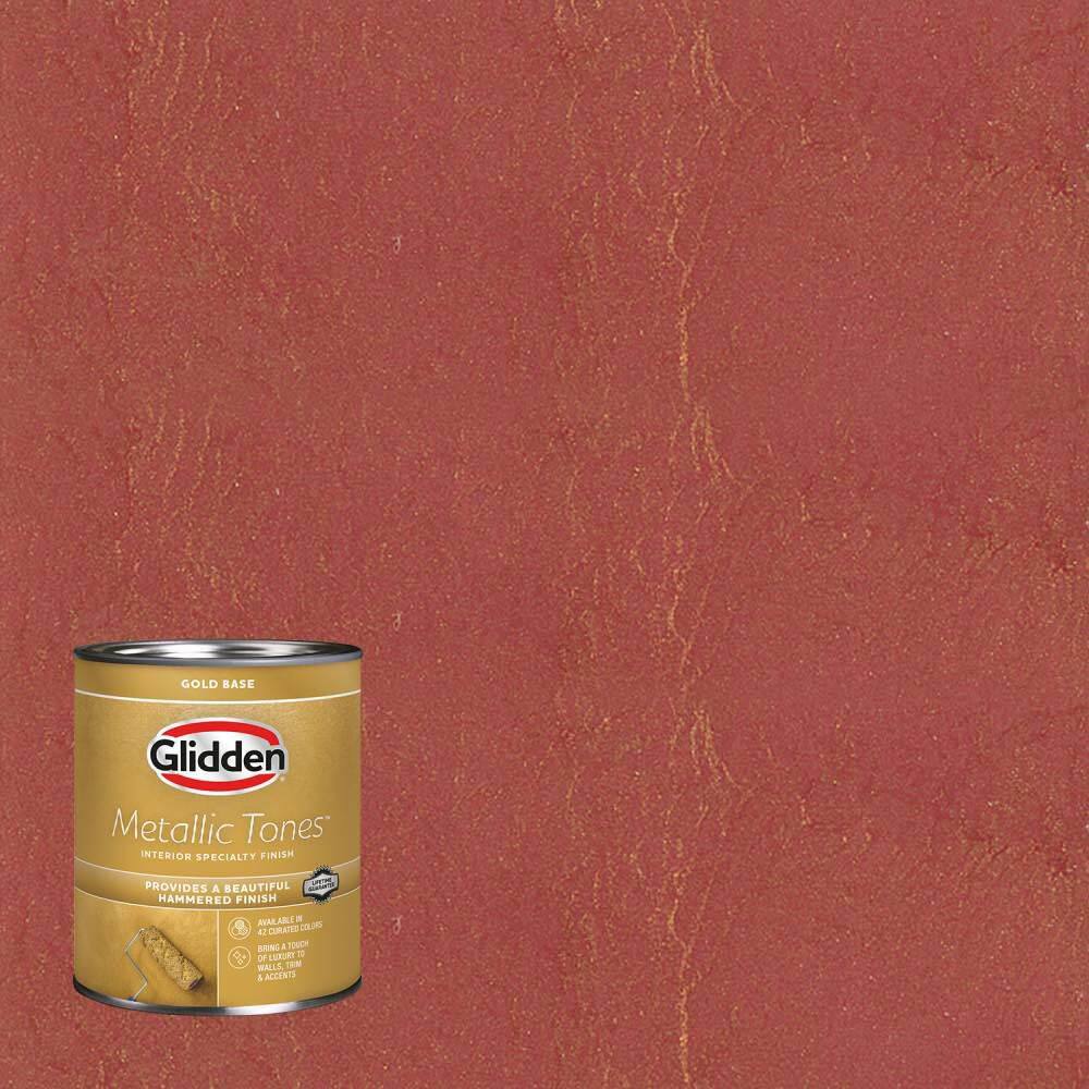 GLIDDEN METALLIC TONES 1 qt. MTL142 Sanguine Metallic Interior ...