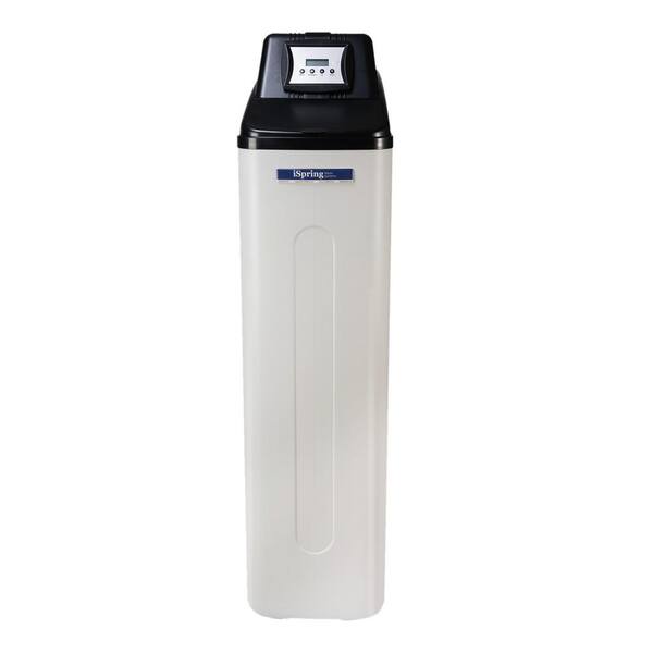 ISPRING 45,000 Grain Compact Whole House Water Softener w/ Backwash ...