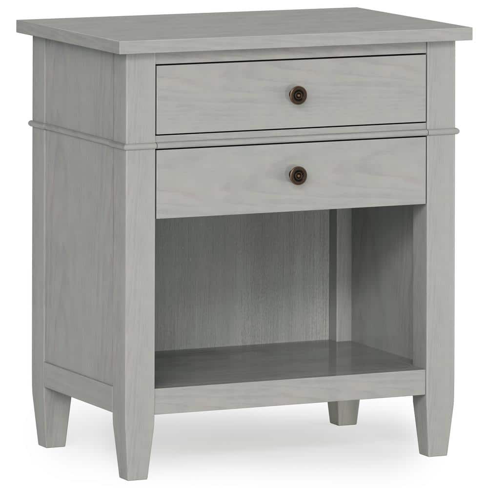 Simpli Home Carlton SOLID WOOD 24 in. Wide Contemporary Bedside ...