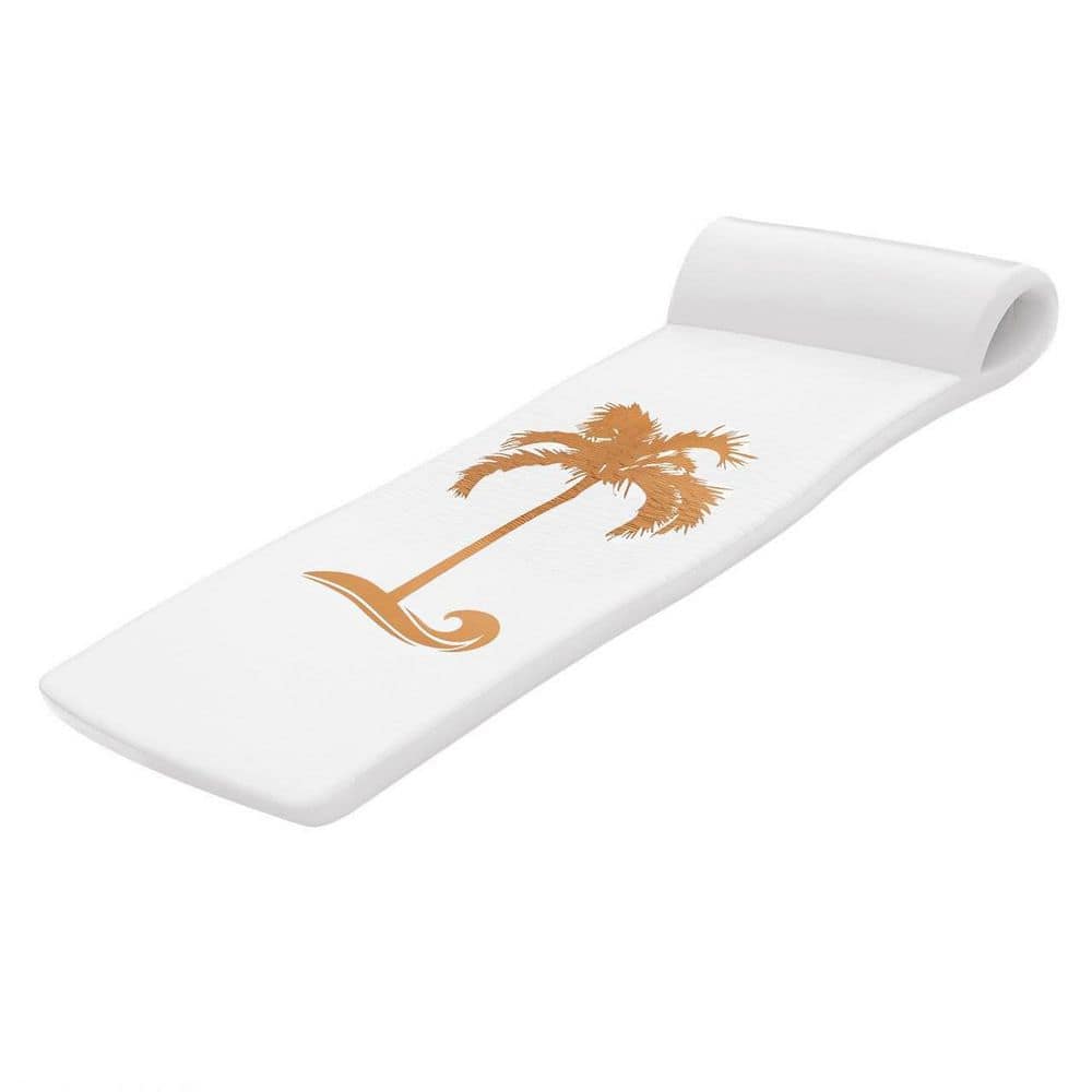 TRC Recreation Sensation White Bronze 1.75 in. Thick Foam Lounger Raft ...