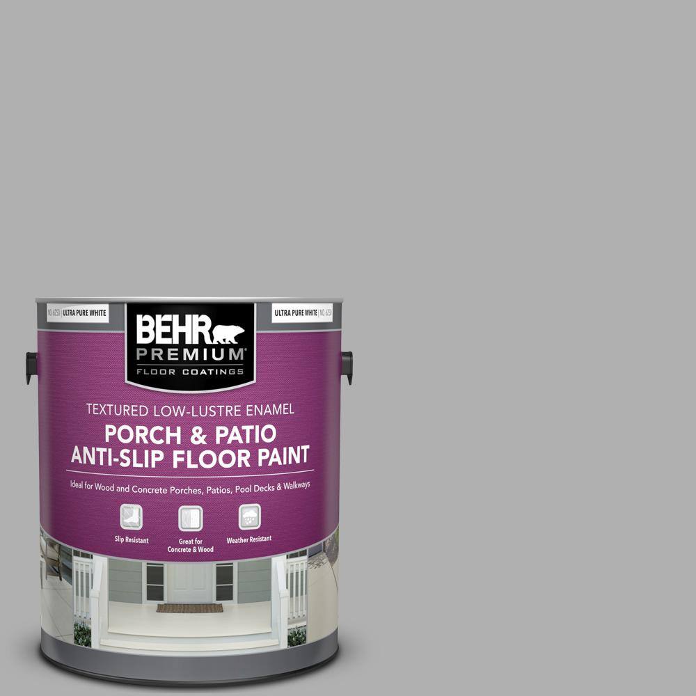 BEHR PREMIUM 1 gal. #780F-4 Sparrow Textured Low-Lustre Enamel Interior ...