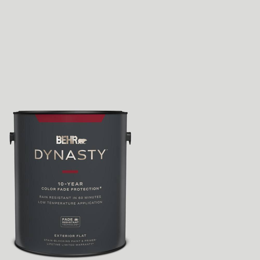 BEHR DYNASTY 1 gal. #790E-1 Subtle Touch Flat Exterior Stain-Blocking ...