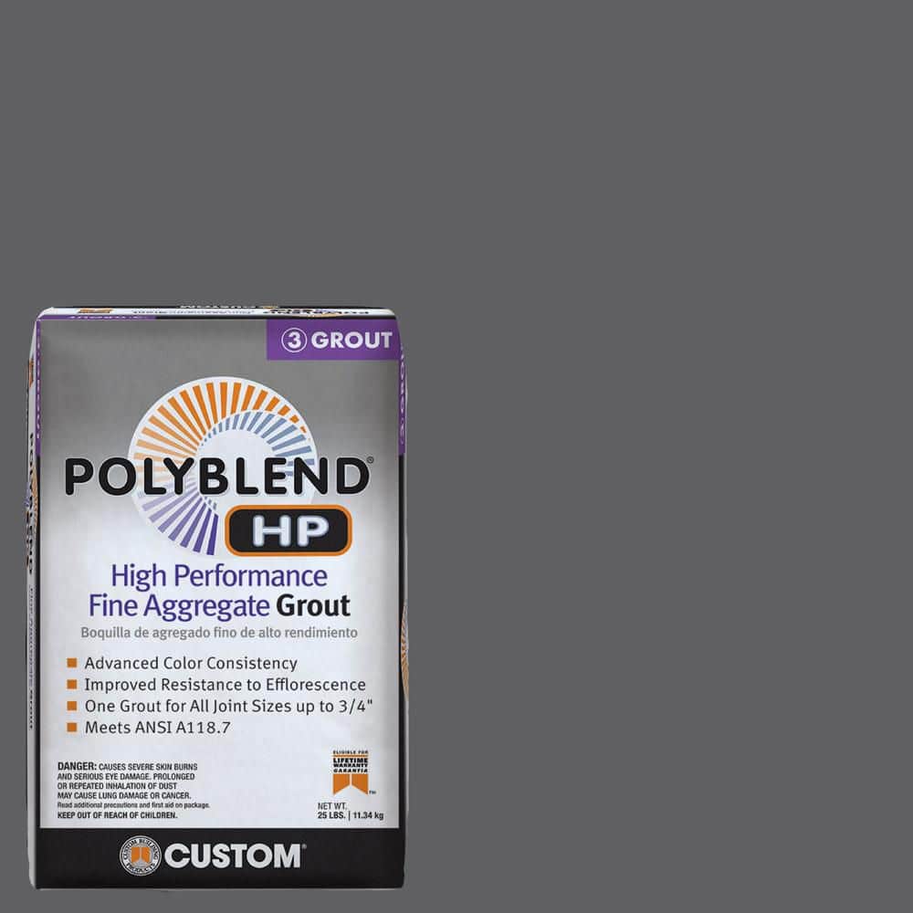 Custom Building Products Polyblend HP #370 Dove Gray 25 lbs. High ...