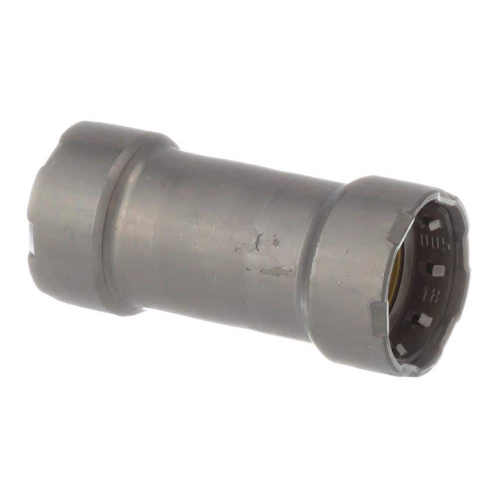 Viega MegaPressG 1/2 in. Press Carbon Steel Coupling No Stop (Gas Only ...