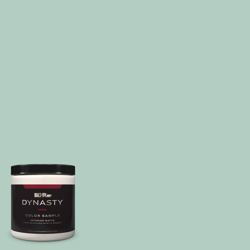 BEHR DYNASTY 8 oz. #M430-3 Wintergreen Dream One-Coat Hide Matte Stain ...