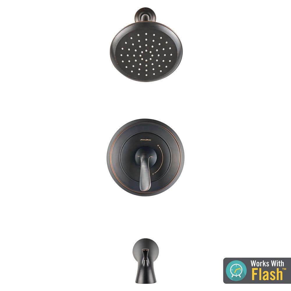 American Standard Fluent Tub and Shower Faucet Trim Kit for Flash Rough ...