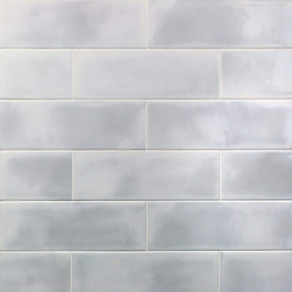 Ivy Hill Tile Piston Camp White Glazed 4 in. x 12 in. Ceramic Subway ...